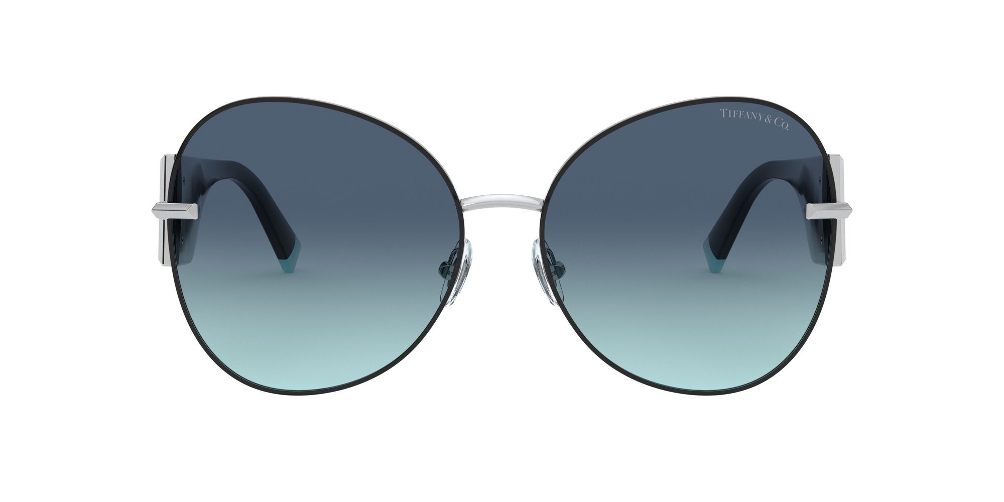 Tf3069 Silver & Black / Tiffany Blue Gradient